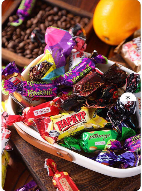 Delin Russia -flavored sugar original imported chocolate candy candy ...