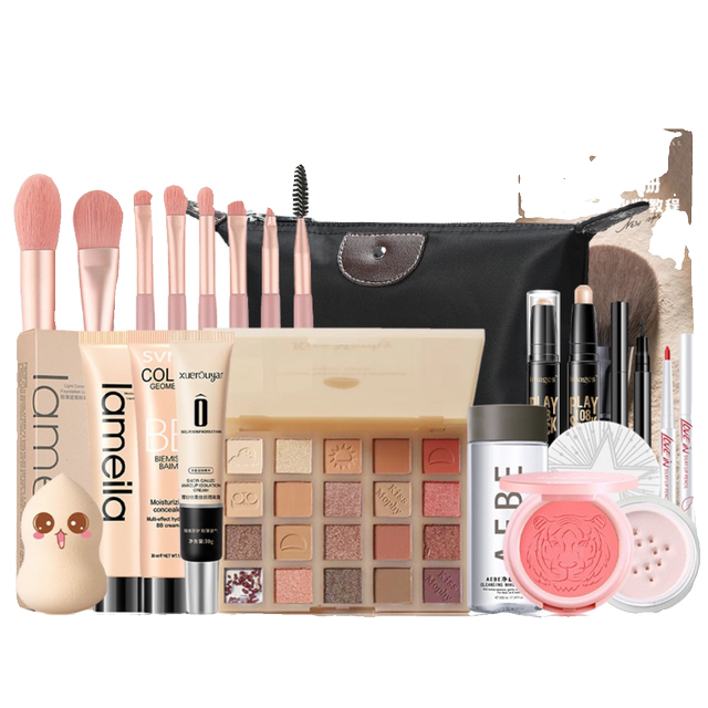 A complete set of cosmetics for students. The complete set is simple ...