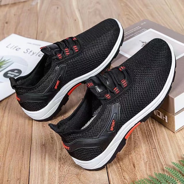 New summer breathable mesh shoes for men's sandals old Beijing cloth ...