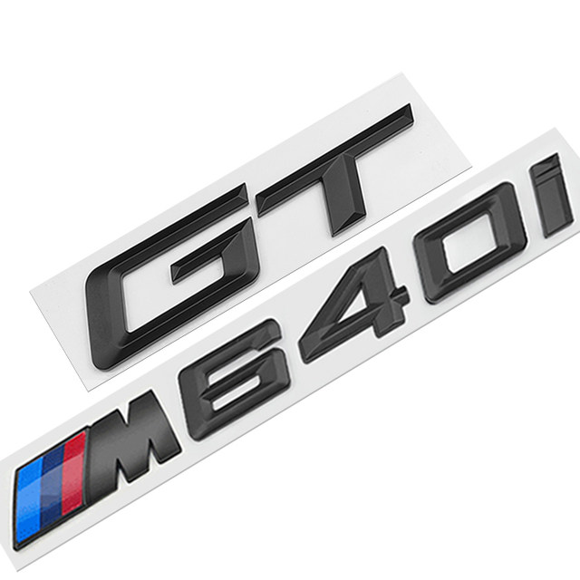 BMW GT M630I 640I 650I car logo rear tail logo 6 series GT630I modified ...