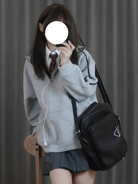 Original spring and autumn hooded sweater, female new niche niche ...