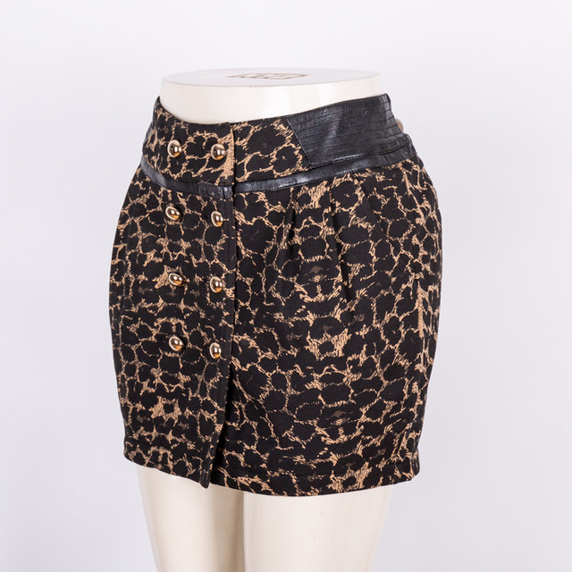 Autumn and winter Qiandai Lily Leopard Tong PU String Double Disposal ...