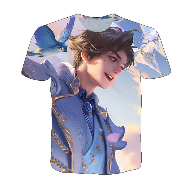 Honor of Kings Short-sleeved T-shirt Men and Female Student Couple Love Appointment Zhao Yun Ma ...