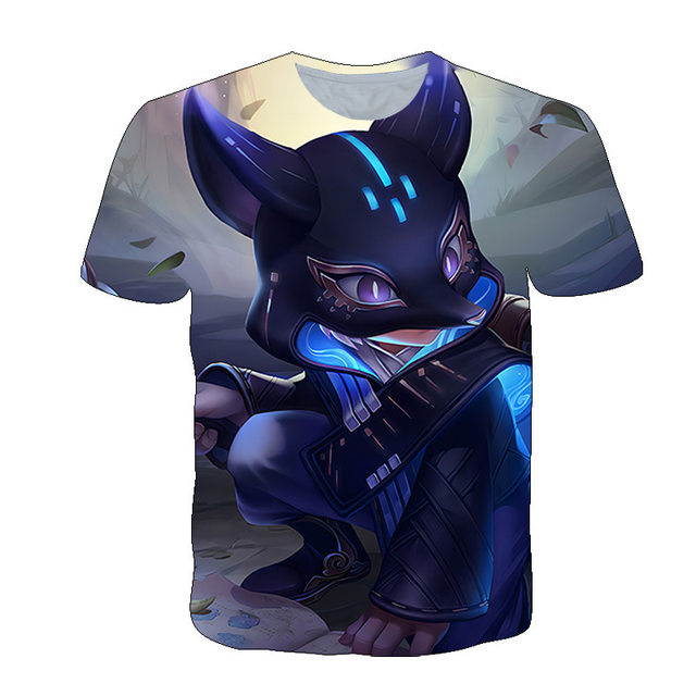 Honor of Kings Short-sleeved T-shirt Men and Female Student Couple Love Appointment Zhao Yun Ma ...