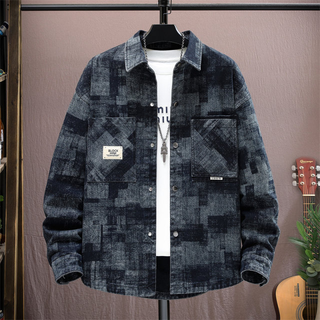 Denim jacket spring and autumn new style junior and high school jacket ...