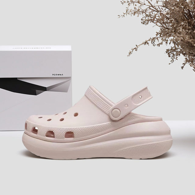 Crocs Crocs Cave Shoes Women's Shoes Puff Thick Sole Outdoor Beach ...