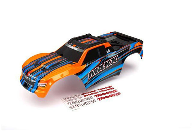 TRAXXAS car body spray finished product multi-color with stickers ...