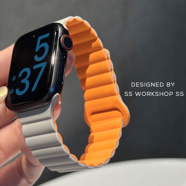 New silicone magnetic starlight color iwatch strap summer 8 suitable ...
