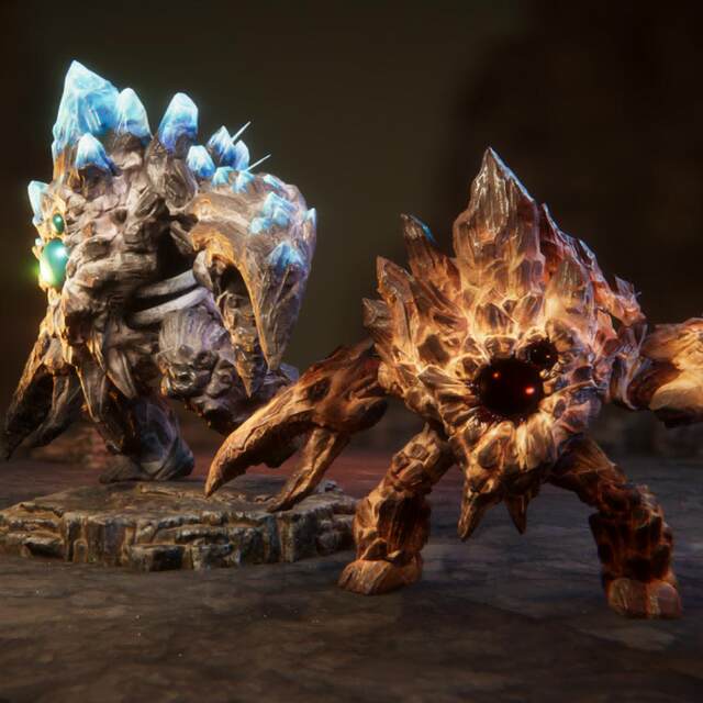 UE5 Unreal 5 Stone Beast Stone Monster Monster Character Role Drives ...