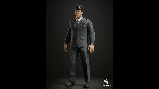 UE4 Unreal 5 Police Character / NPC Police NPC character character model