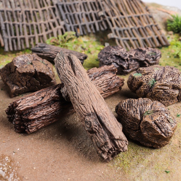 Miniature Stone Tree Stump Model Set For Home Decoration | EBUY7 Tree ...