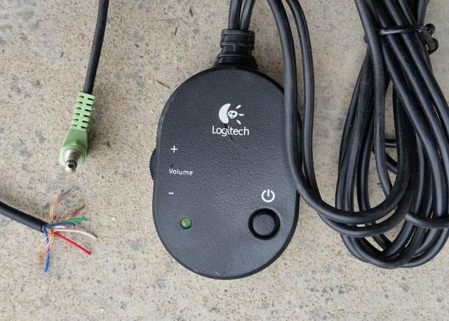 Original Logitech Z313 3.5mm stereo single-head line control