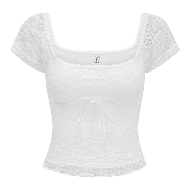 GO GIRL Go homemade European and American style retro lace lace side ...