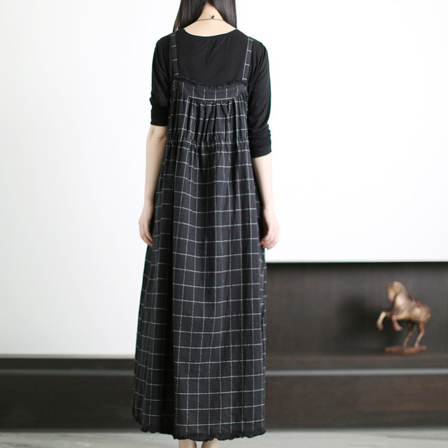Xifeng original women's literary plaid Korean version of the band skirt ...