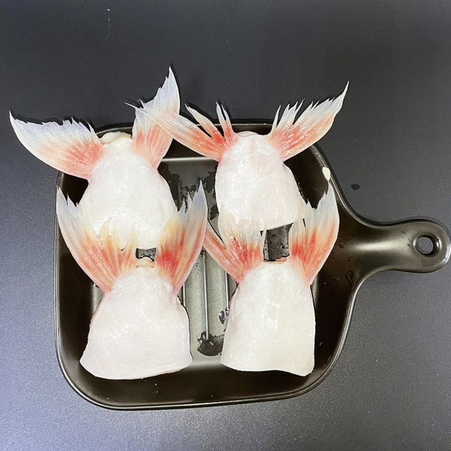 Frozen pangasius fin fish paddling fish oil seafood shark fin fish chin ...