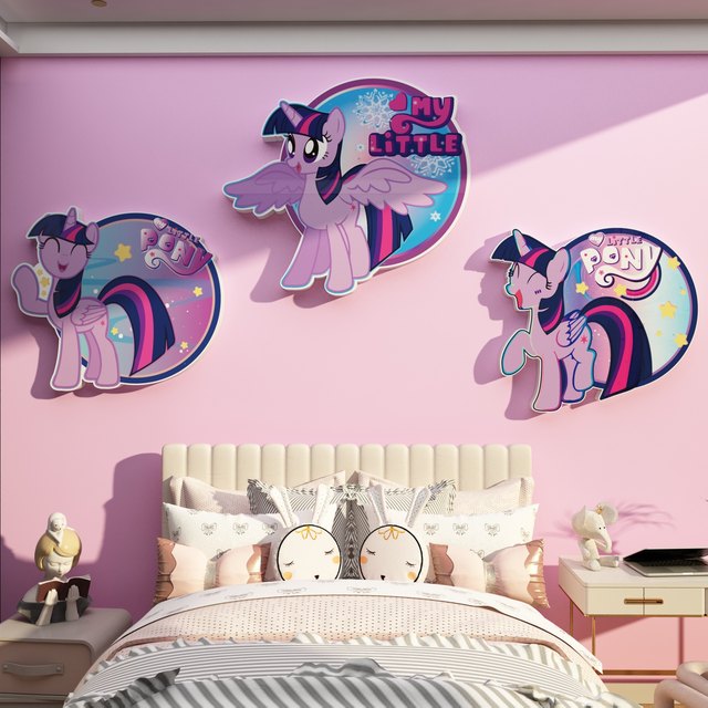 My Little Pony Wall Sticker Children's Theme Room Layout Decoration ...