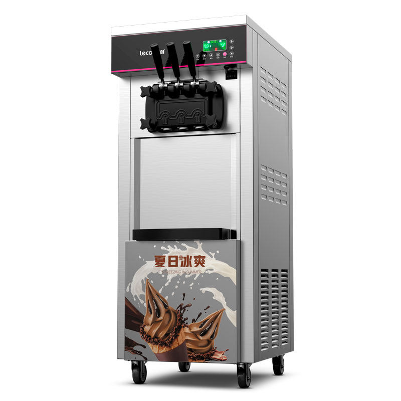 Lecon/Lechuang Commercial Ice Cream Machine - Vertical Small Automatic ...