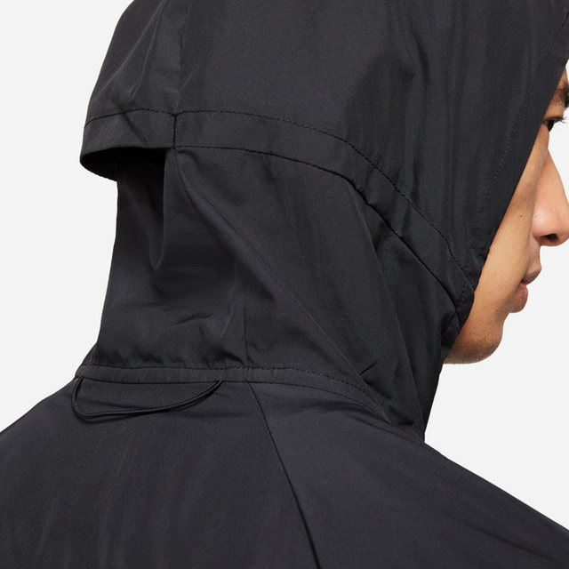 NIKE Nike Jacket Men and Women's Sun Visor Windproof Stand Collar Long ...