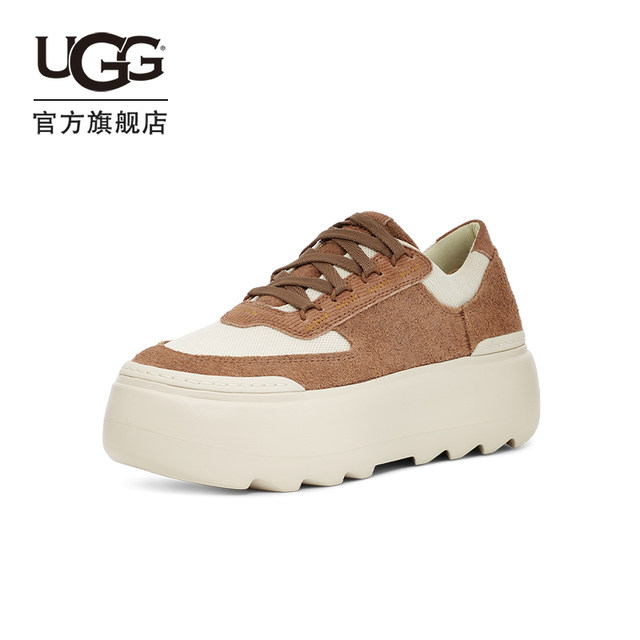UGG autumn women's comfortable sports round-toe platform thick-soled ...