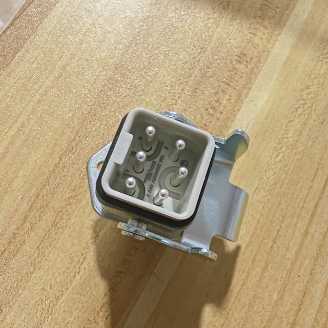 HARTING connector 09120009915 soldered circuit board 09120053001 six ...