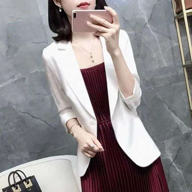 Drooping suit summer jacket for women Korean style small fragrance ...