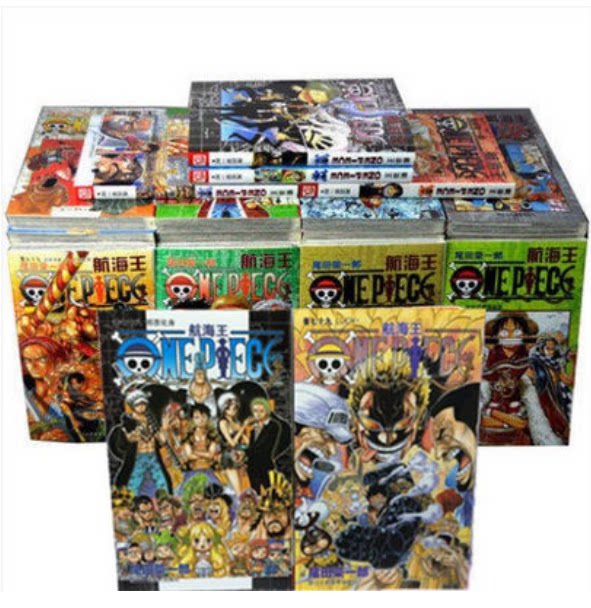 Genuine spot One Piece Comic Book Full Set 1-82 Voluals Volumes Neptune ...