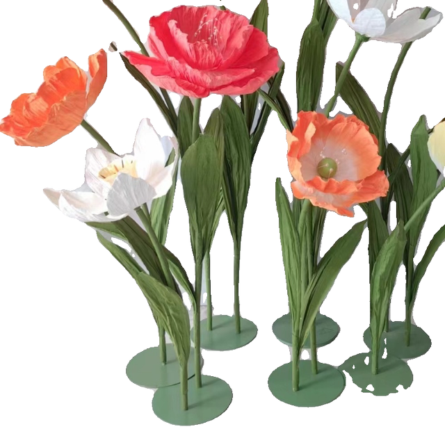 Paper flower poppy suit wedding props lily of the valley simulated ...