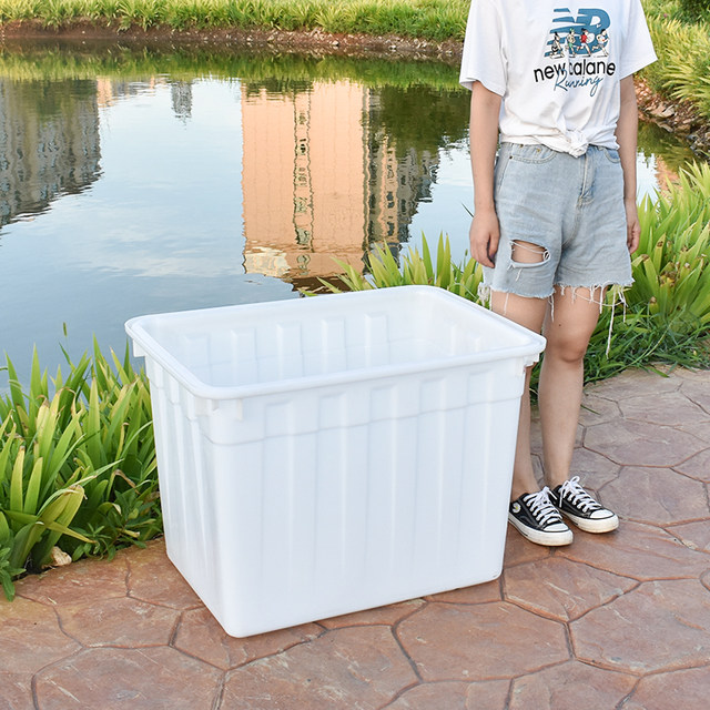 Square turnover box water tank aquaculture box fish farming box plastic ...