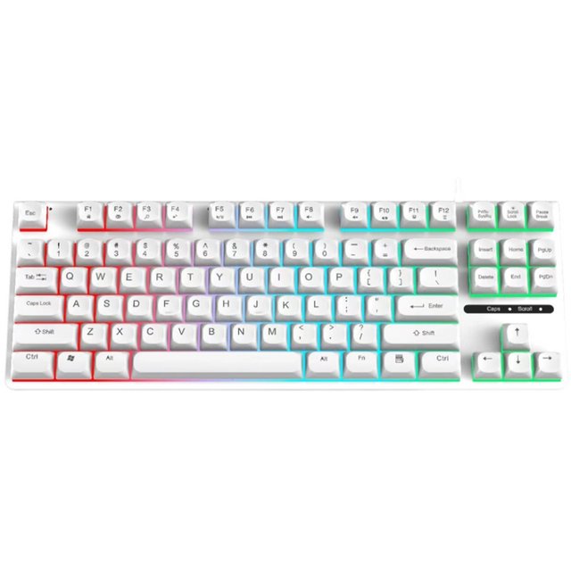 87-key dual color-blocking keyboard desktop laptop mobile phone ...