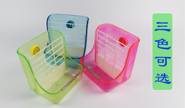 Free shipping rabbit chinchilla guinea pig food bowl dual-purpose grass ...