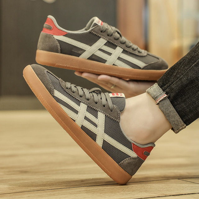 Dexun Forrest Shoes Men's 2025 New Autumn Breathable Mesh Men's Shoes ...