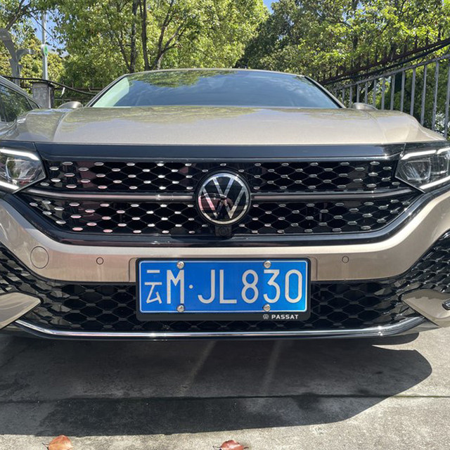New traffic regulations Volkswagen Passat license plate frame Passat ...