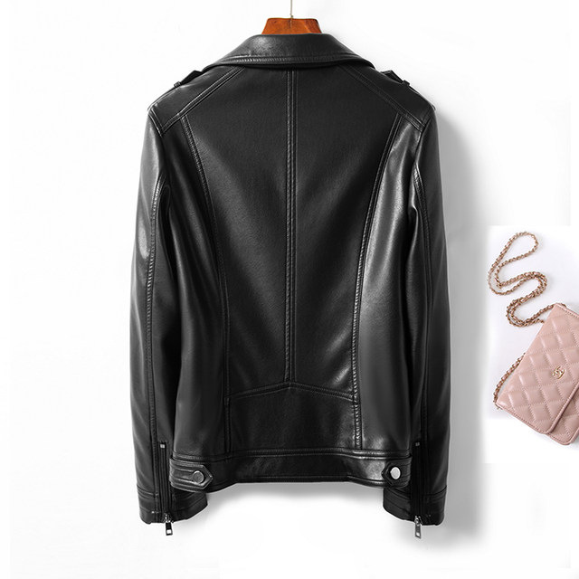 2024 Spring and Autumn New Haining Genuine Leather Jacket Women's Short ...