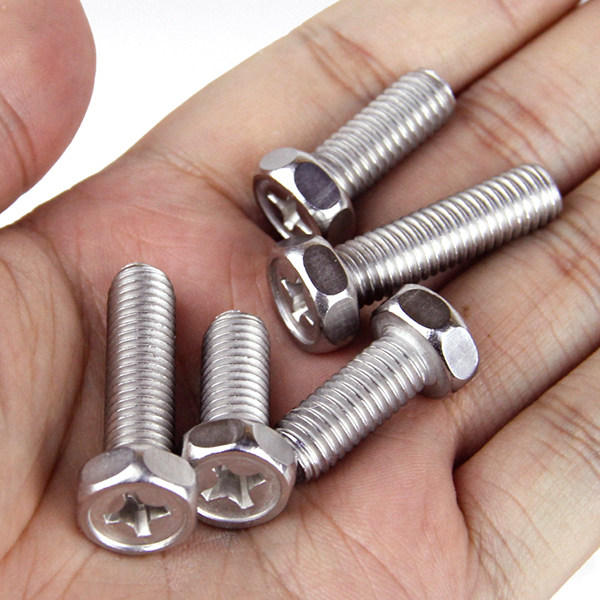 4.8 grade galvanized GB29.2 cross external hexagonal screw groove ...