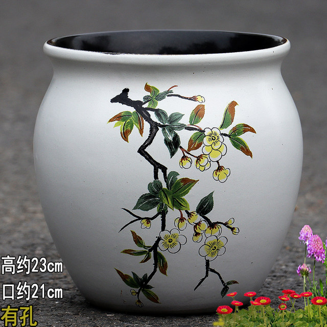 Breathable solid pot pot high tube old pile master succulent plant ...