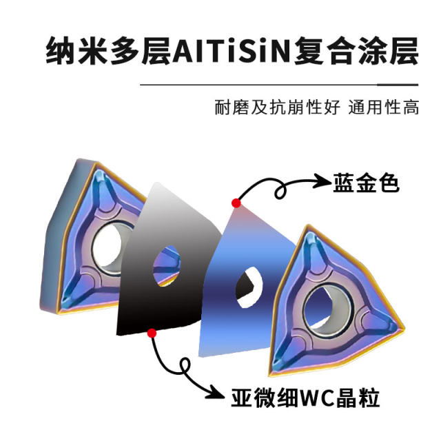 CNC blade stainless steel peach -type WNMG080408ccmt diamond -shaped ...