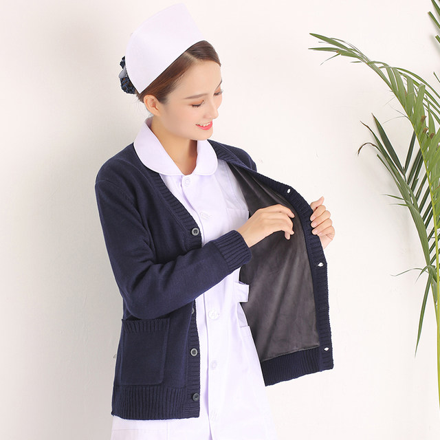 Medical Star Nursing sweater coat jacket Cascane autumn and winter warm ...