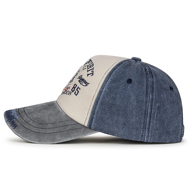 Wild denim stuck color baseball caps men and women are beautiful as old ...