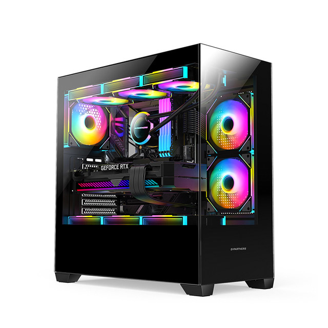 Panoramic sea view room chassis desktop computer ATX motherboard 360 ...