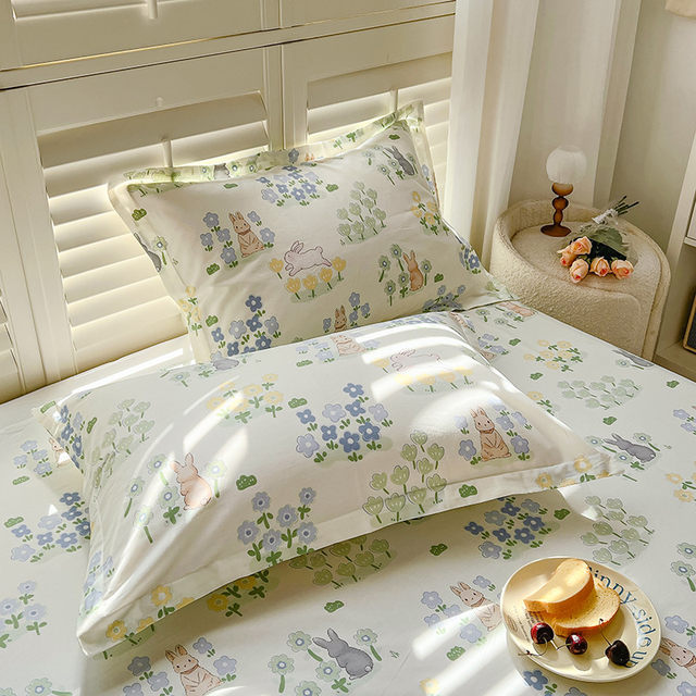 A pair of pure cotton pillowcases 100 pure cotton 40x60 single 48x74 ...