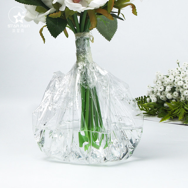 Dust-proof fully transparent thickened cellophane flower wrapping paper ...