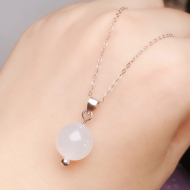 S925 sterling silver pendant buckle head melon seed buckle universal ...