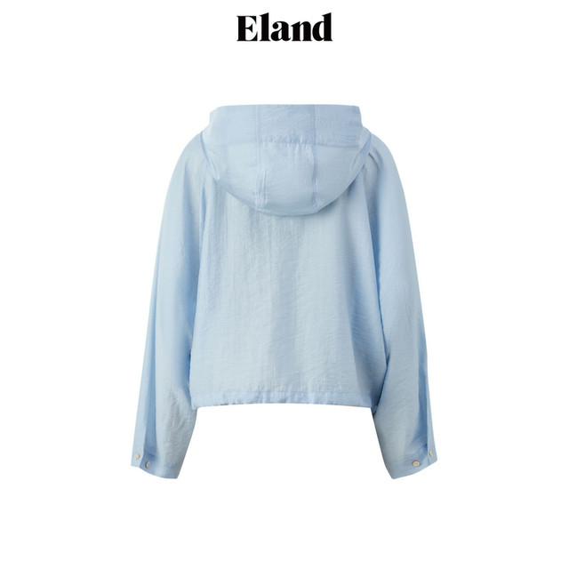 Eland Clothes Short Coat Women's Hooded Loose Comfortable Breathable ...