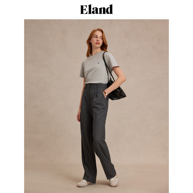 Eland Clothes T-shirt for women's sweet style integrated pure cotton ...