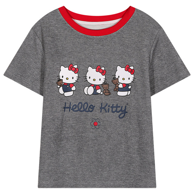 Jinyu Huahua Short-sleeved Women's T-shirt Summer 2025 New Style Front ...