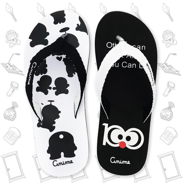 Anime Benny Flip Flops Student Men and Women Dingdang Cat Anti-slip ...