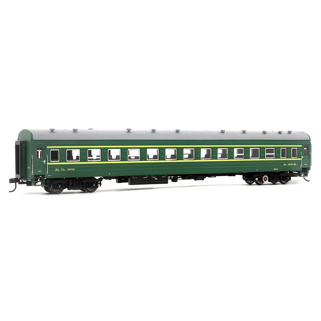 2023 version of Train Garden YZ22 passenger carriage model green ...
