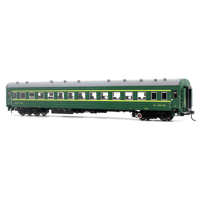 2023 version of Train Garden YZ22 passenger carriage model green ...