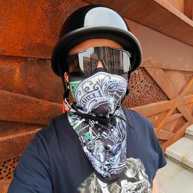 Outdoor sunscreen riding mask riding locomotive noodle towel Harley ...