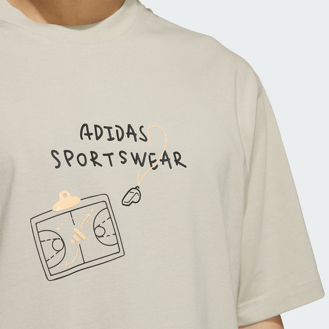 Adidas Adidas men's GRAPHIC dopamine MBTI series casual loose short ...